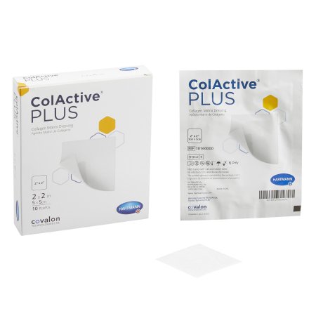 ColActive Plus collagen dressing 2x2 square Box of 10 – AMF Incontinence